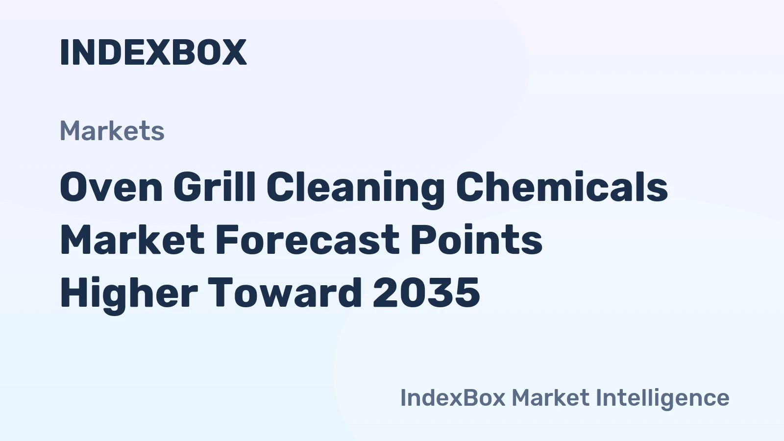 Oven Grill Cleaning Chemicals Market Forecast Points Higher Toward 2035, Driven by Premiumization and Food Service Expansion