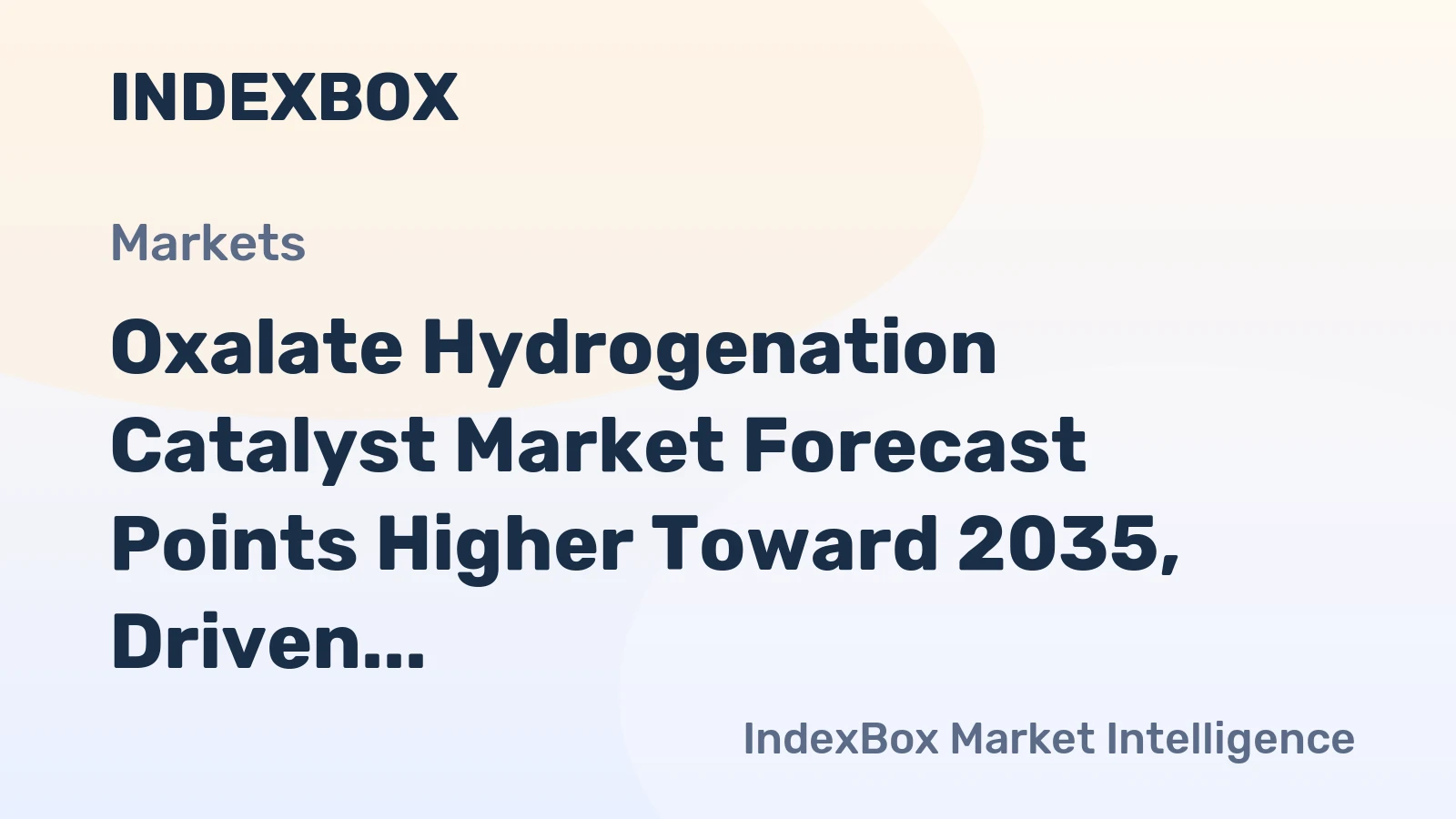 Oxalate Hydrogenation Catalyst Market Forecast Points Higher Toward 2035, Driven by Polyester Demand