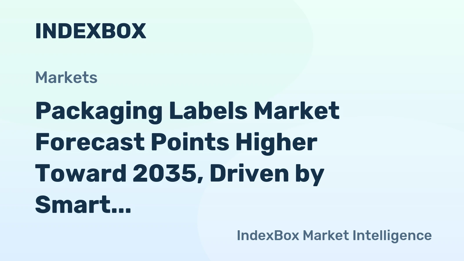 Packaging Labels Market Forecast Points Higher Toward 2035, Driven by Smart and Sustainable Solutions