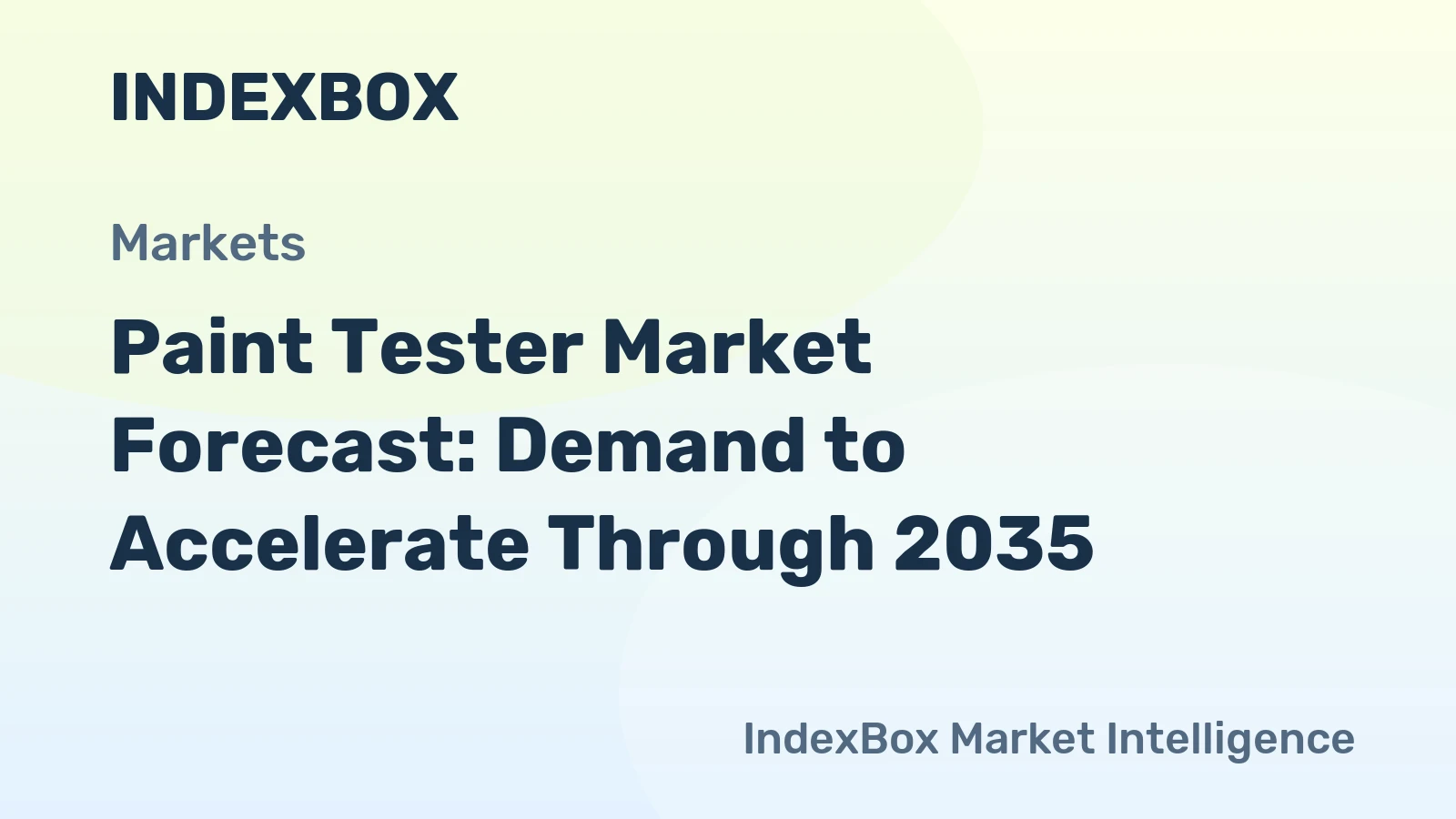 Paint Tester Market Forecast: Demand to Accelerate Through 2035