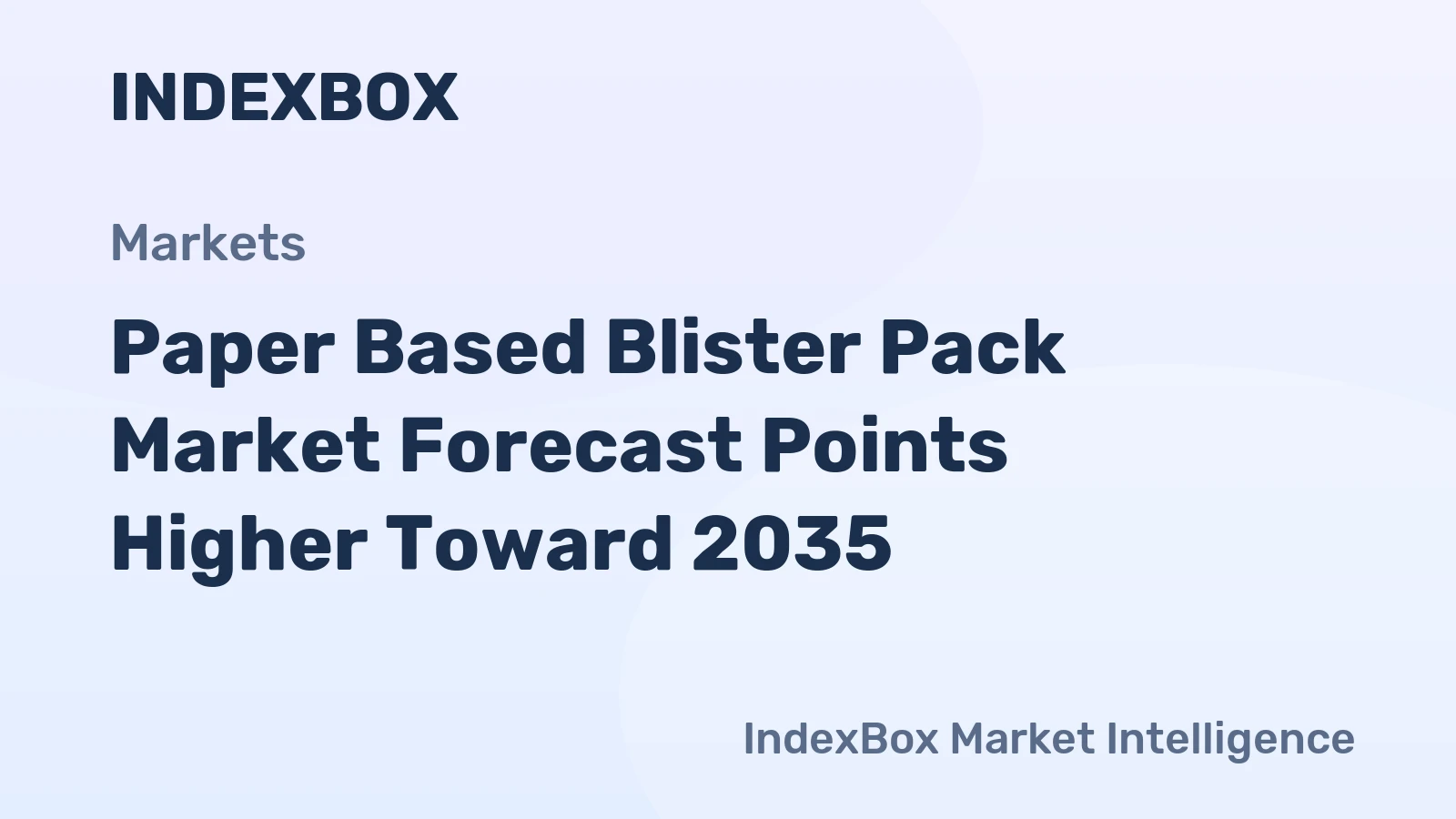 Paper Based Blister Pack Market Forecast Points Higher Toward 2035, Driven by Regulatory Plastic Bans and Retail Mandates