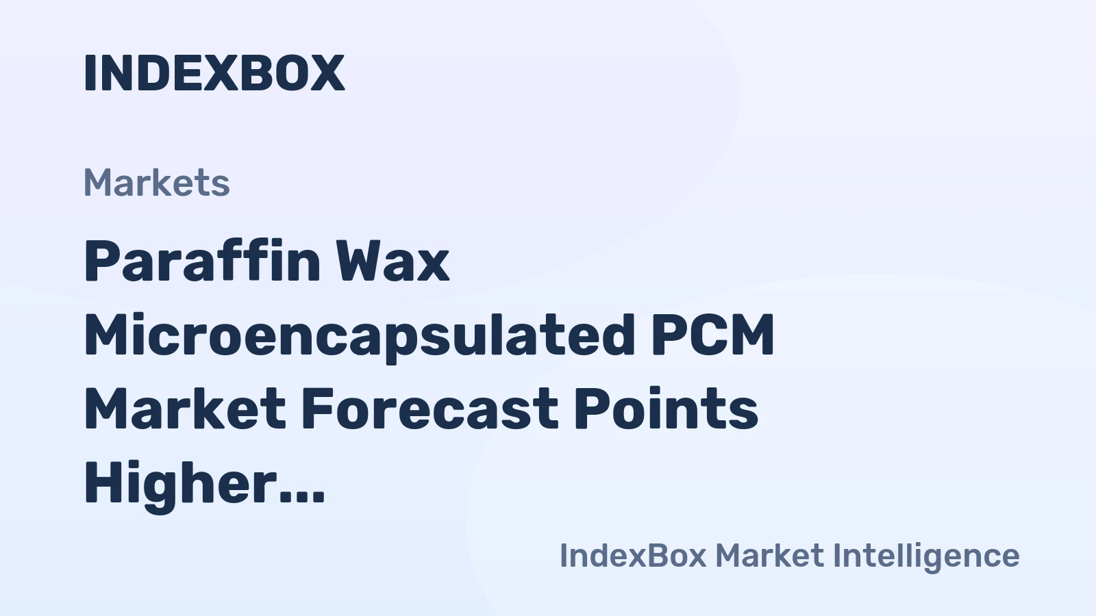 Paraffin Wax Microencapsulated PCM Market Forecast Points Higher Toward 2035, Driven by Building Energy Efficiency Mandates