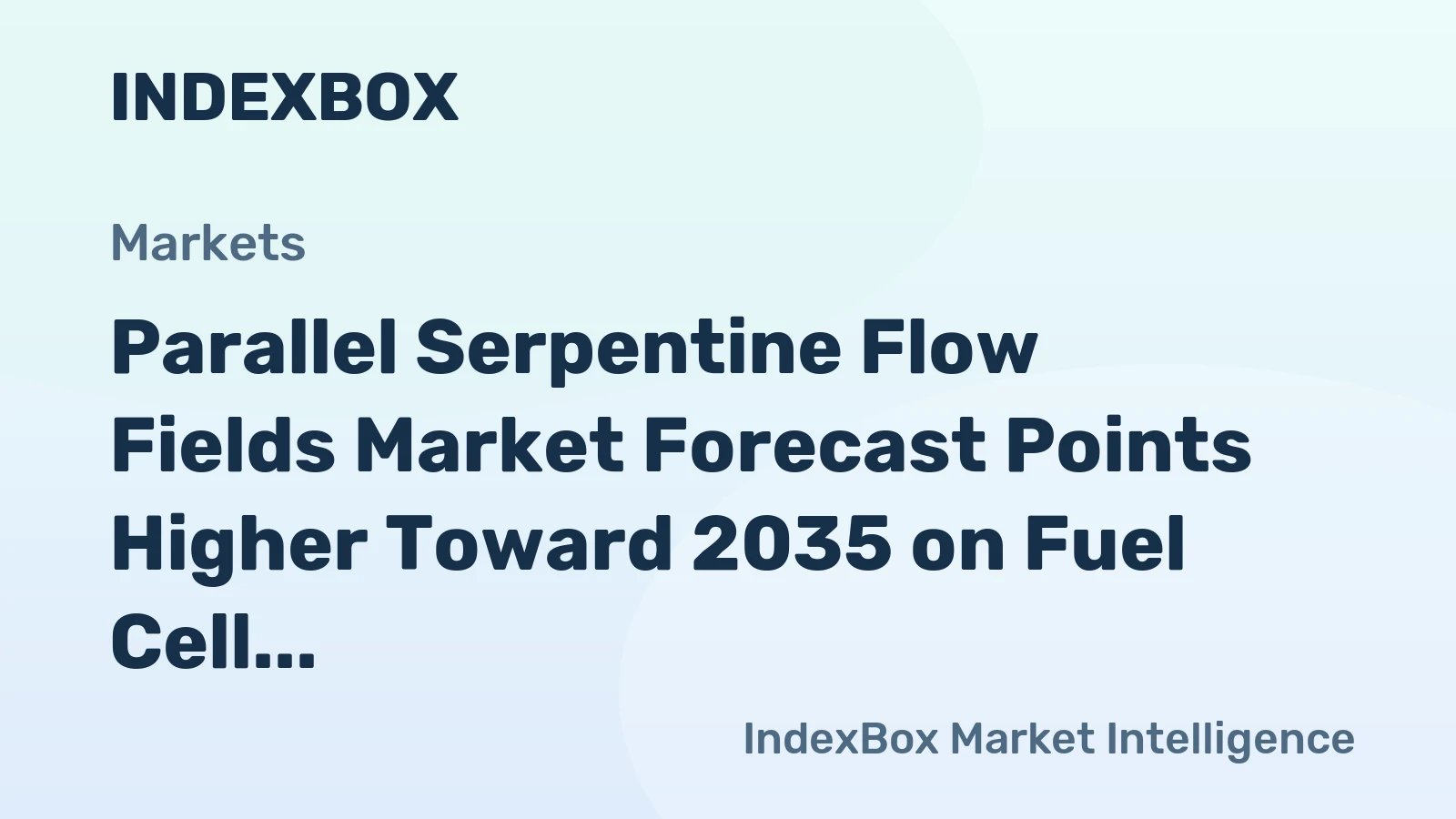 Parallel Serpentine Flow Fields Market Forecast Points Higher Toward 2035 on Fuel Cell Scale-Up