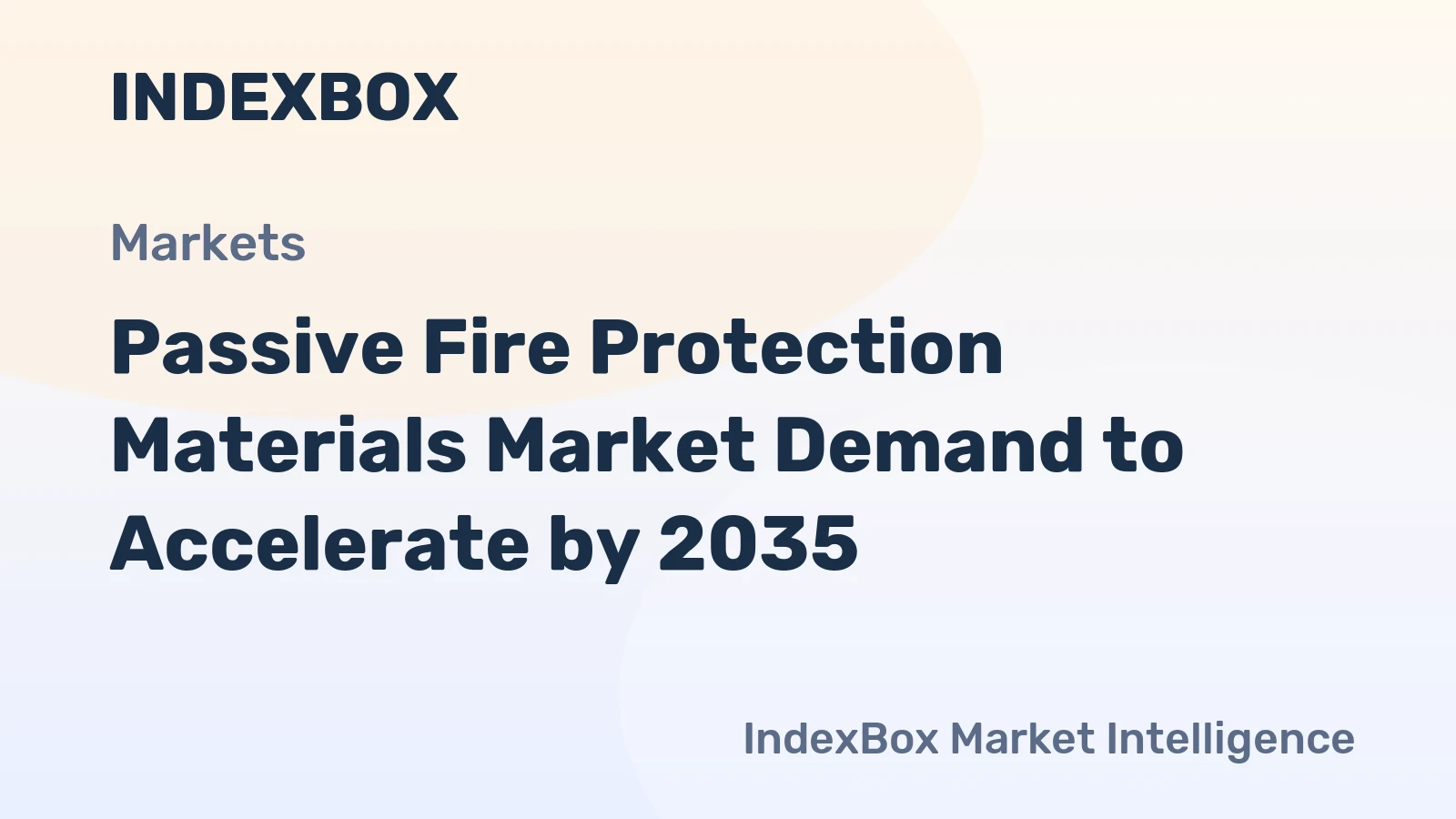 Passive Fire Protection Materials Market Demand to Accelerate by 2035, Driven by Global Building Safety Mandates
