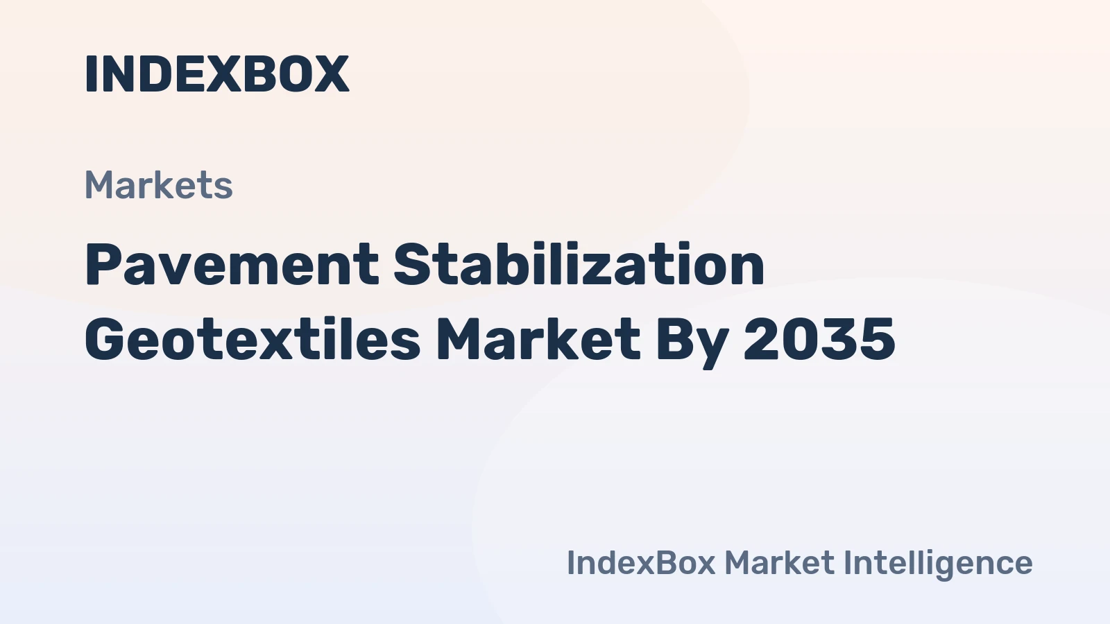 Pavement Stabilization Geotextiles Market by 2035, Demand to Accelerate on Global Road Rehabilitation and Smart Infrastructure Investments