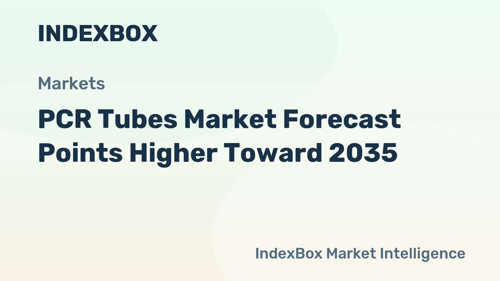 PCR Tubes Market Forecast Points Higher Toward 2035, Driven by Expanding Molecular Diagnostics and Genomic Research