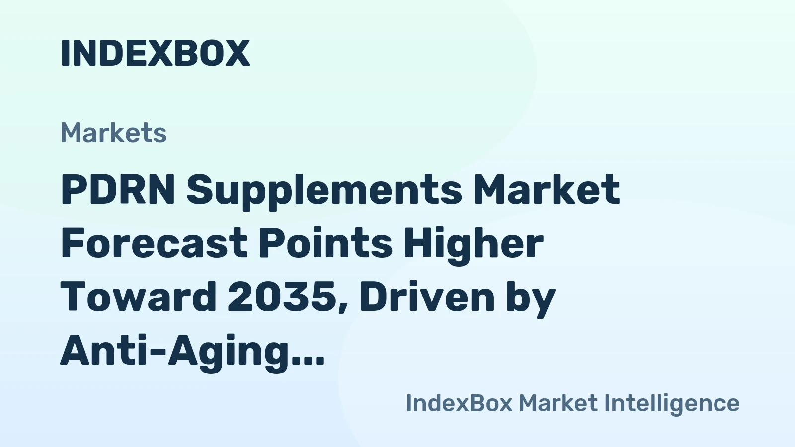 PDRN Supplements Market Forecast Points Higher Toward 2035, Driven by Anti-Aging Demand