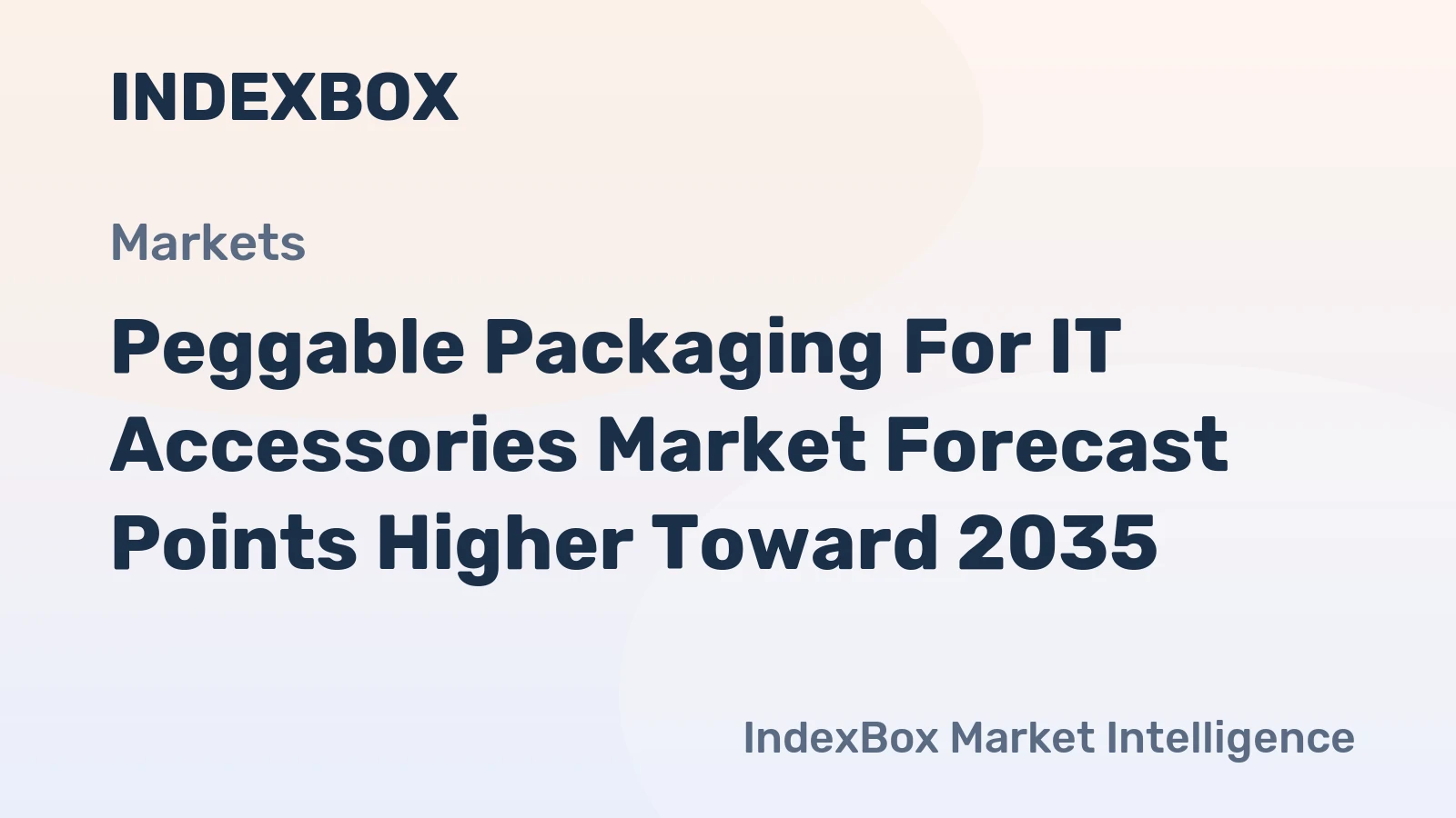 Peggable Packaging for IT Accessories Market Forecast Points Higher Toward 2035, Driven by Retail Efficiency Demands