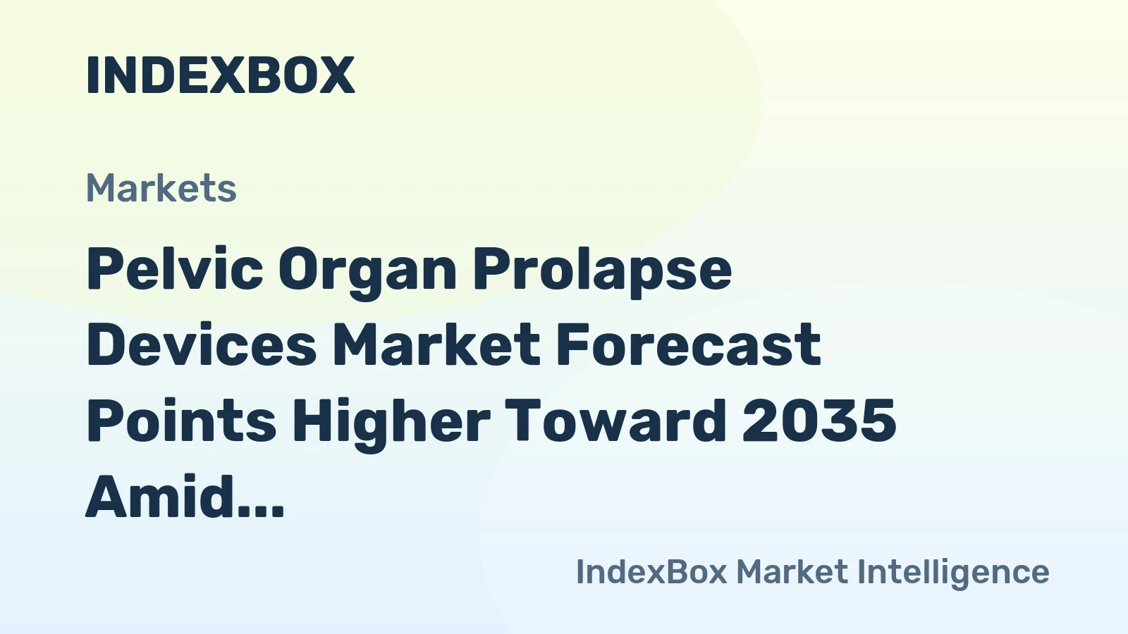 Pelvic Organ Prolapse Devices Market Forecast Points Higher Toward 2035 Amid Aging Demographics and Surgical Innovation