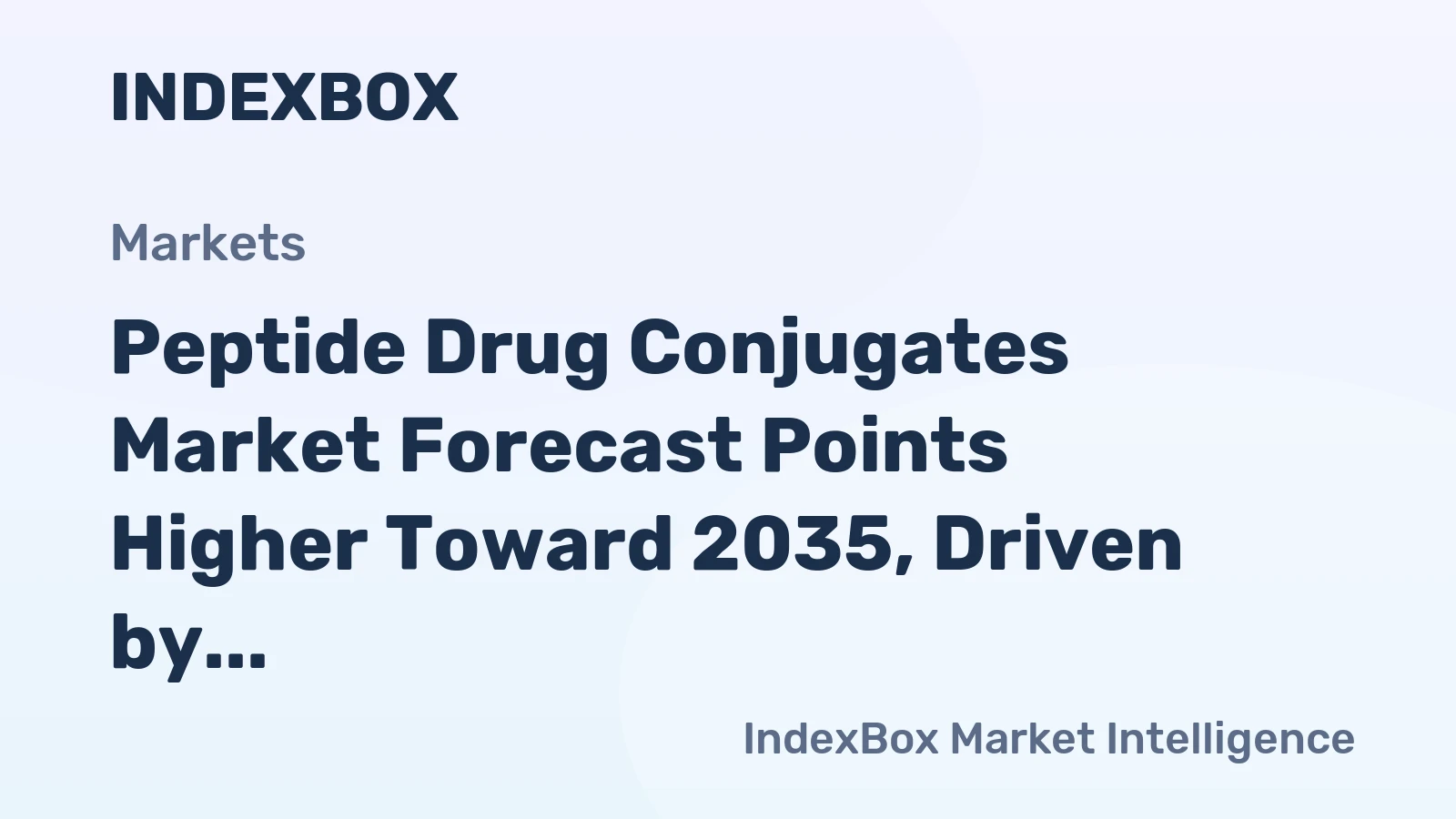 Peptide Drug Conjugates Market Forecast Points Higher Toward 2035, Driven by Expanding Oncology Pipelines