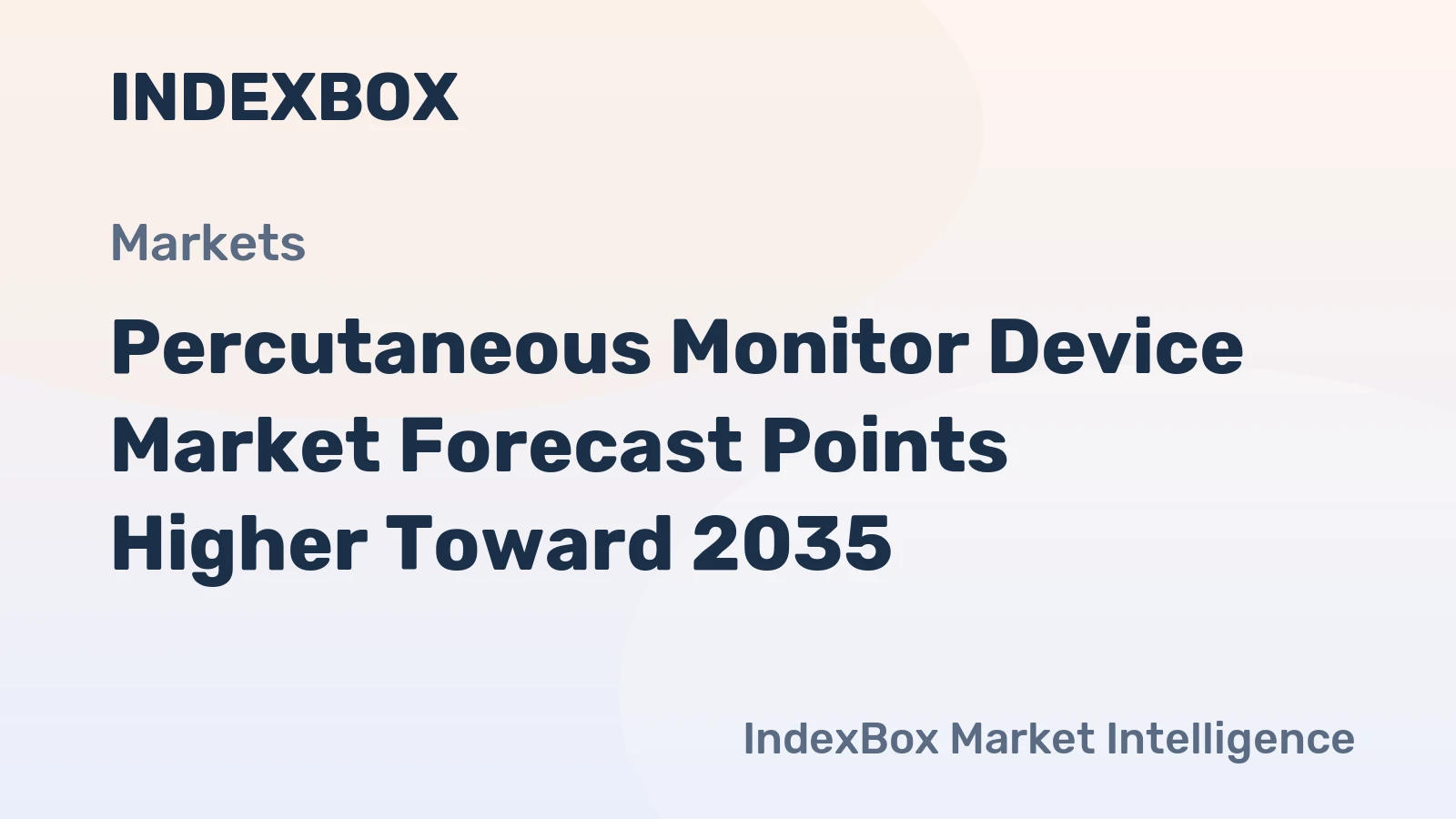 Percutaneous Monitor Device Market Forecast Points Higher Toward 2035, Driven by Home-Based Chronic Care Expansion