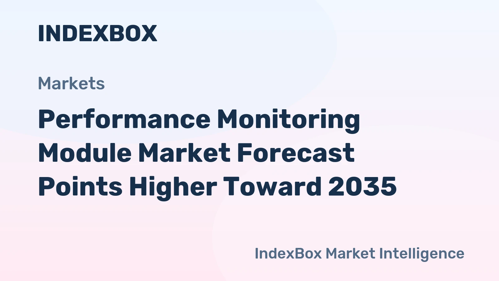 Performance Monitoring Module Market Forecast Points Higher Toward 2035, Driven by Clinical Workflow Digitization