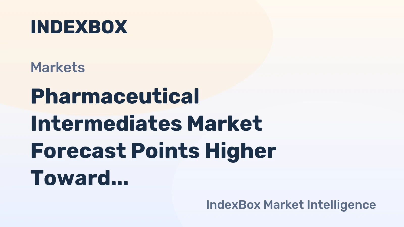 Pharmaceutical Intermediates Market Forecast Points Higher Toward 2035, Driven by Biologics Demand