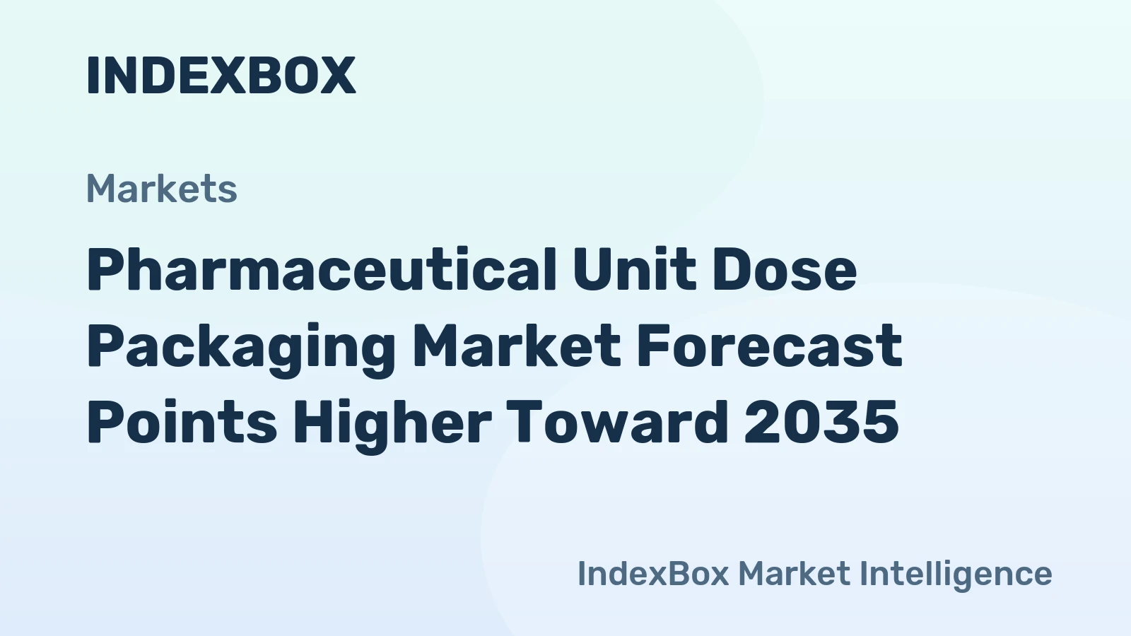 Pharmaceutical Unit Dose Packaging Market Forecast Points Higher Toward 2035, Driven by Patient Adherence and Biologic Expansion