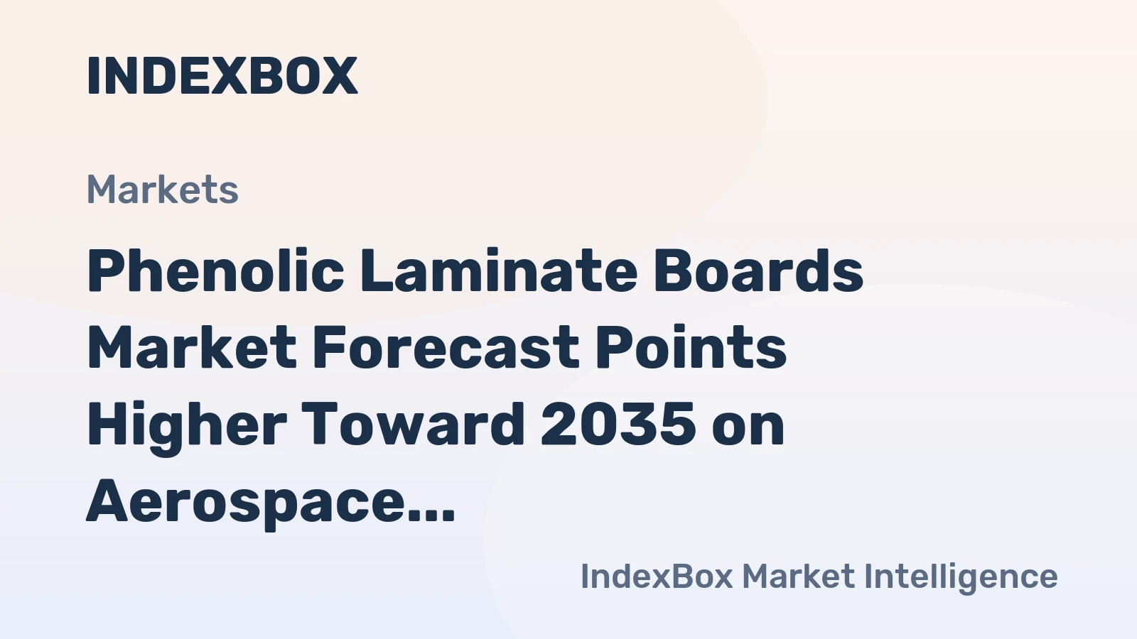 Phenolic Laminate Boards Market Forecast Points Higher Toward 2035 on Aerospace and Electronics Demand