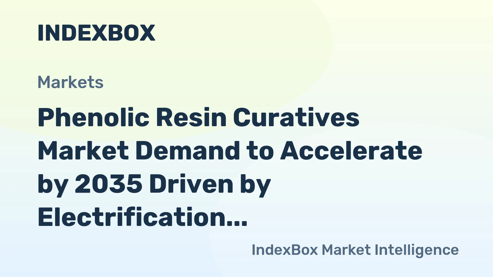 Phenolic Resin Curatives Market Demand to Accelerate by 2035 Driven by Electrification and High-Purity Grade Expansion