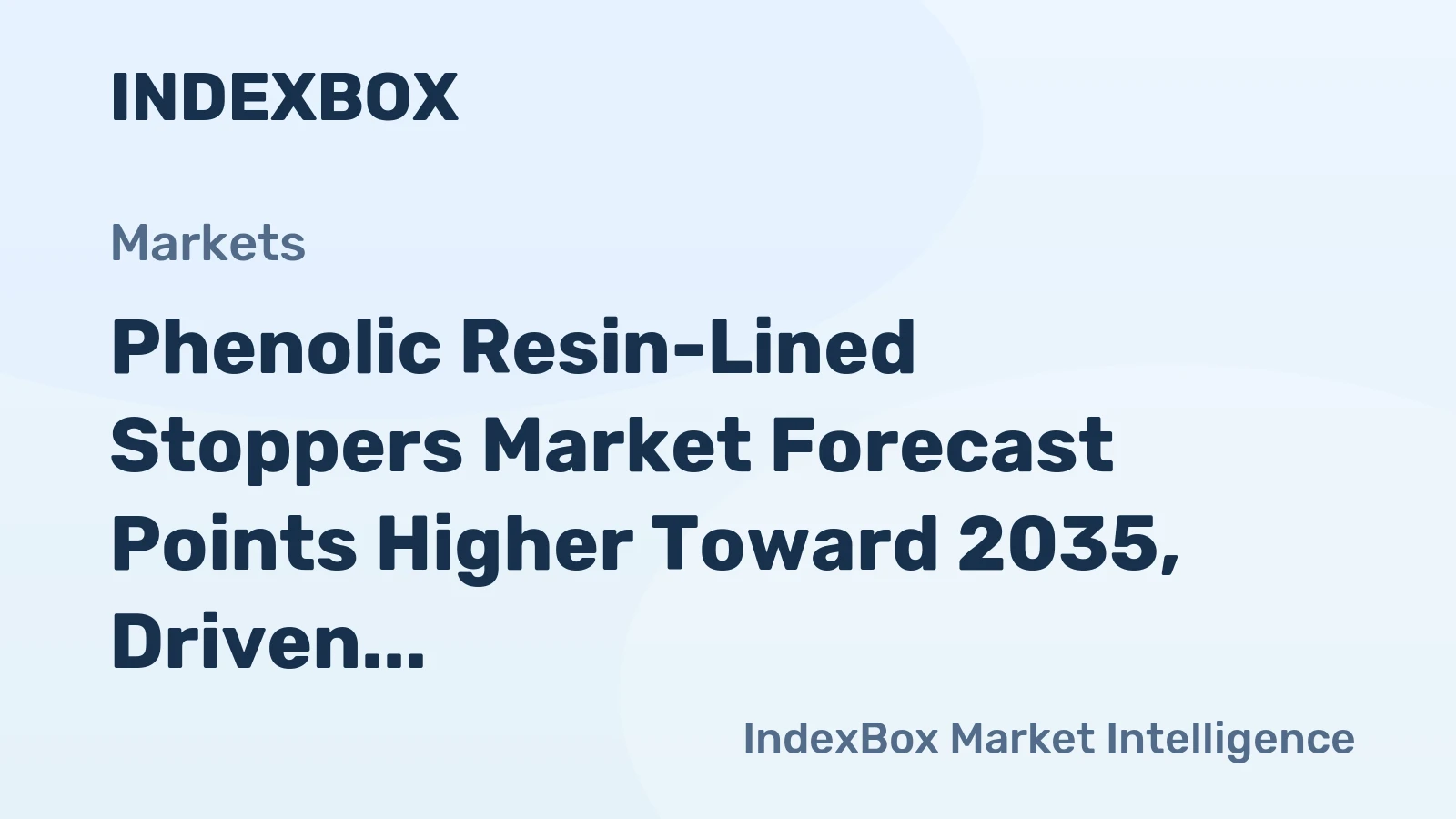 Phenolic Resin-Lined Stoppers Market Forecast Points Higher Toward 2035, Driven by Biologic Drug Expansion