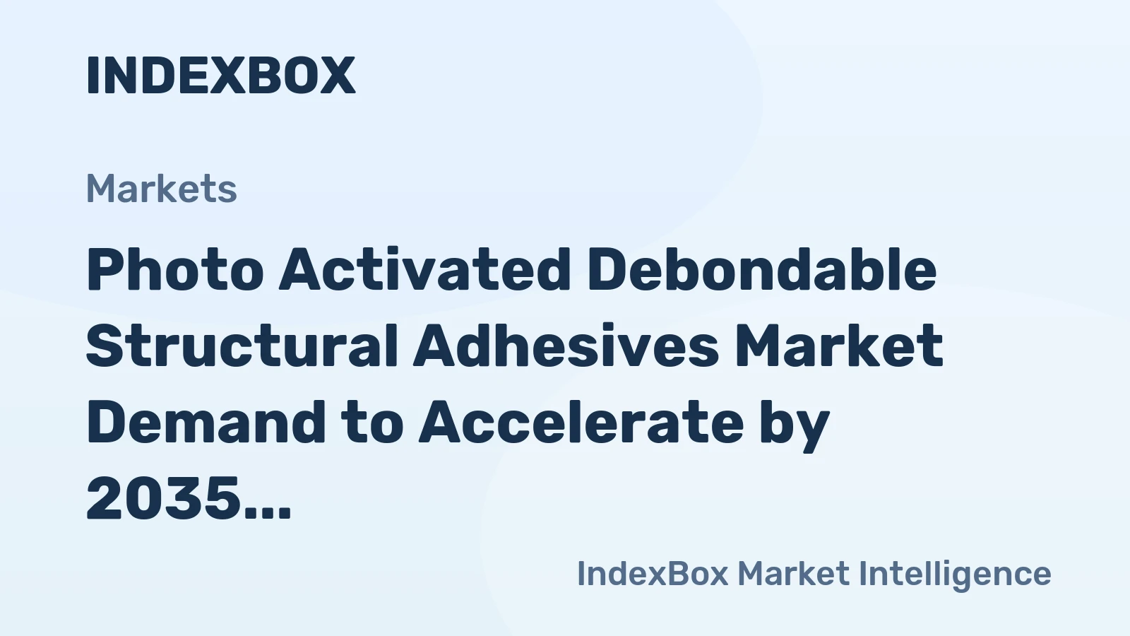 Photo Activated Debondable Structural Adhesives Market Demand to Accelerate by 2035 on Electronics Miniaturization and Circular Economy Mandates