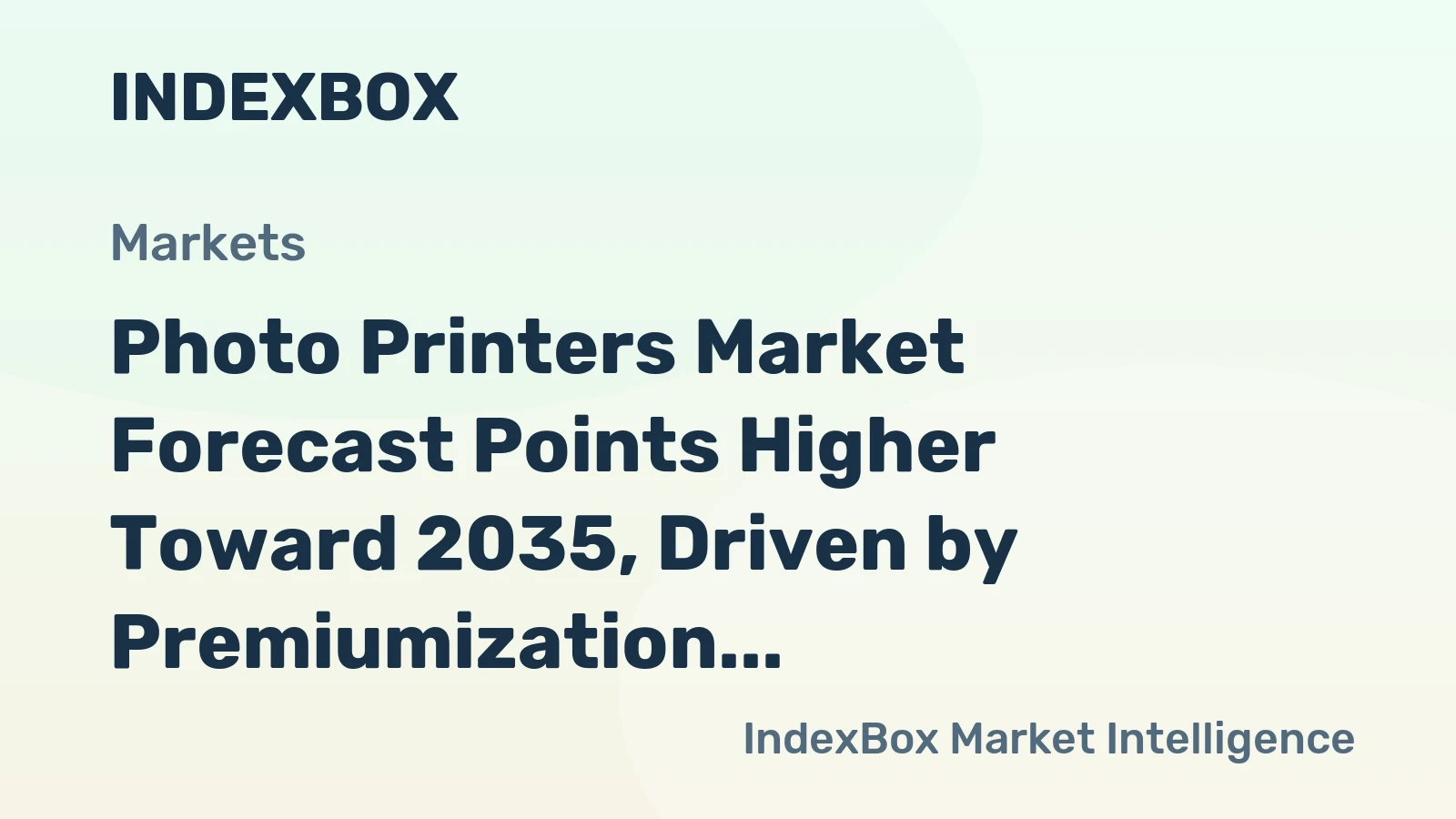 Photo Printers Market Forecast Points Higher Toward 2035, Driven by Premiumization and Instant-Photo Demand