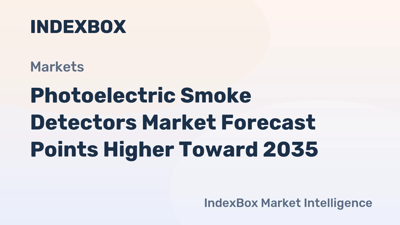 Photoelectric Smoke Detectors Market Forecast Points Higher Toward 2035, Driven by Stricter Fire Safety Codes and Urbanization