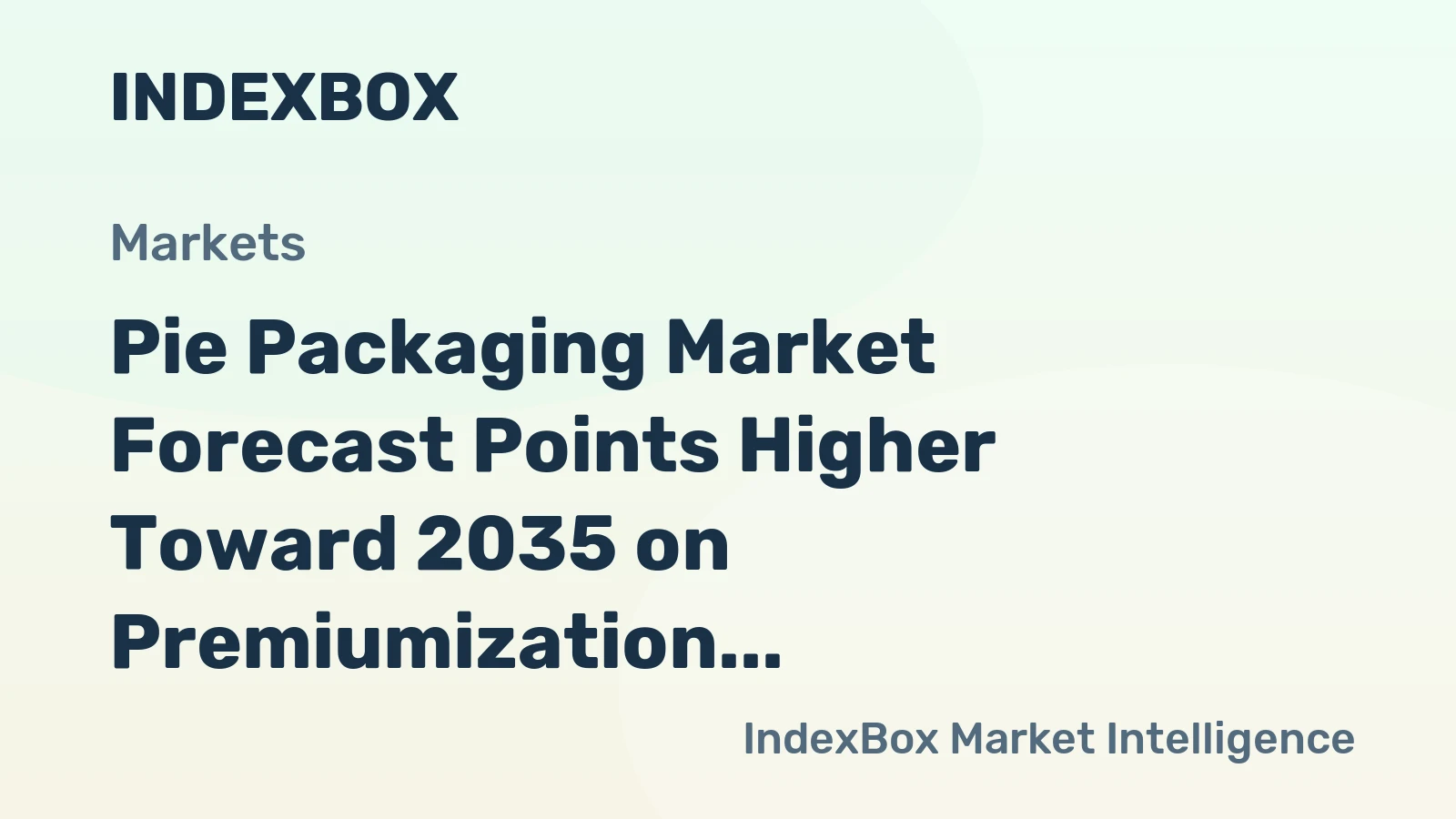 Pie Packaging Market Forecast Points Higher Toward 2035 on Premiumization and E-Commerce Demand