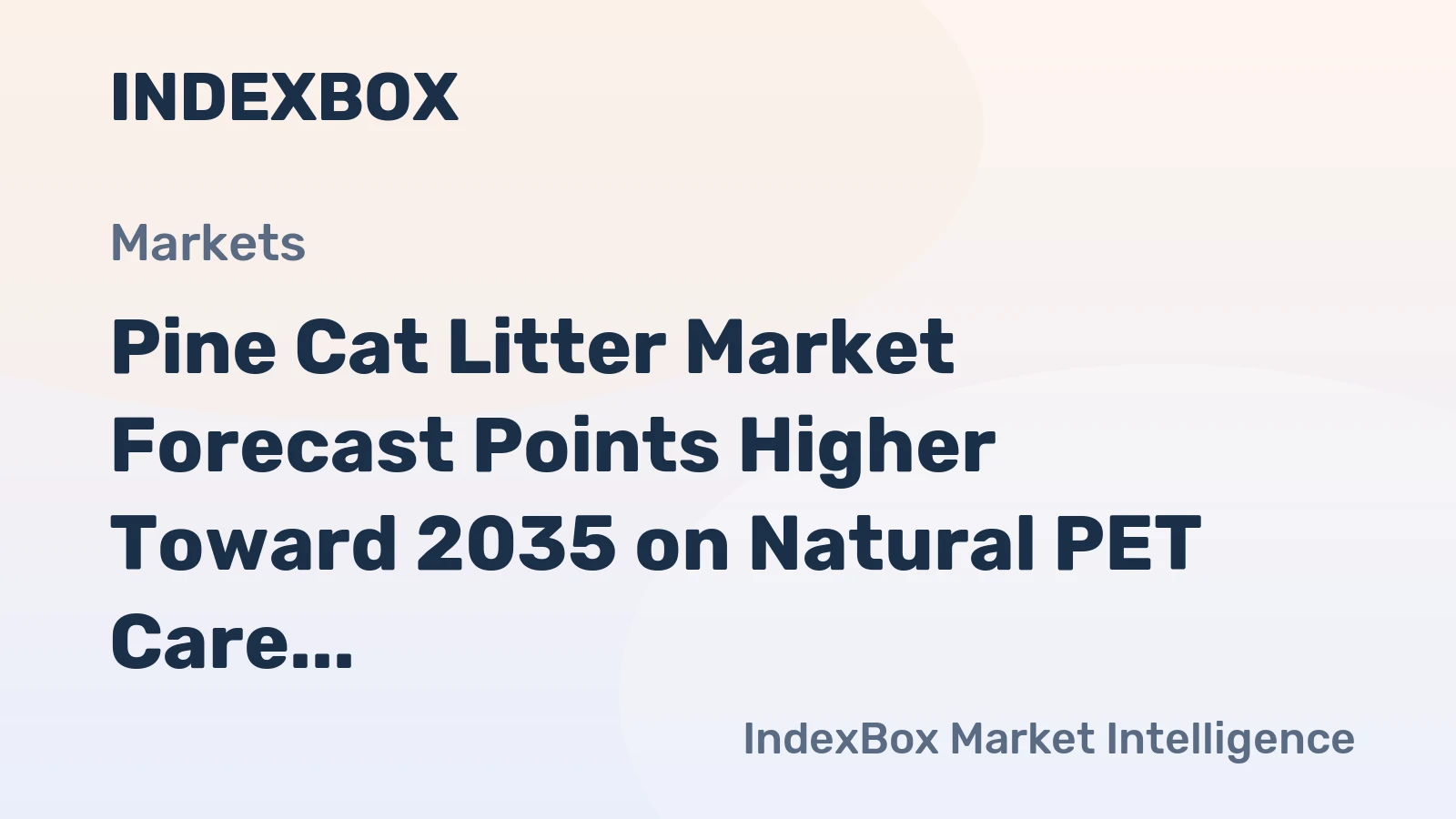 Pine Cat Litter Market Forecast Points Higher Toward 2035 on Natural PET Care Demand