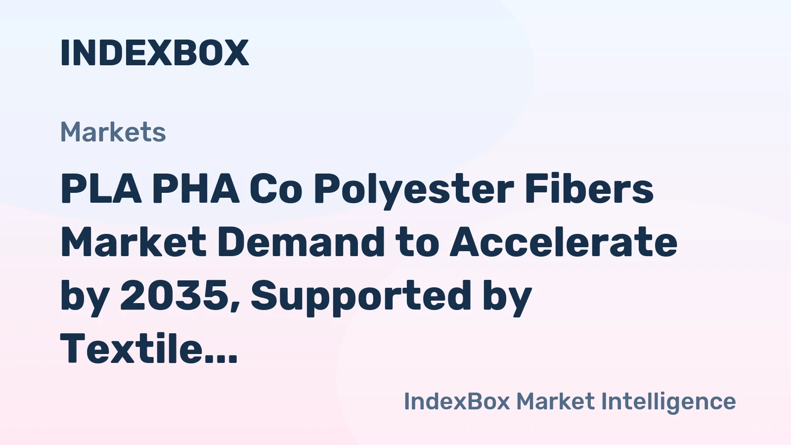 PLA PHA Co Polyester Fibers Market Demand to Accelerate by 2035, Supported by Textile Industry Decarbonization