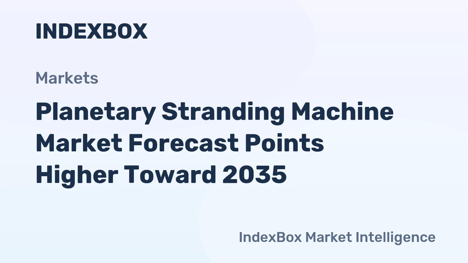 Planetary Stranding Machine Market Forecast Points Higher Toward 2035, Driven by Grid Modernization and EV Cable Demand