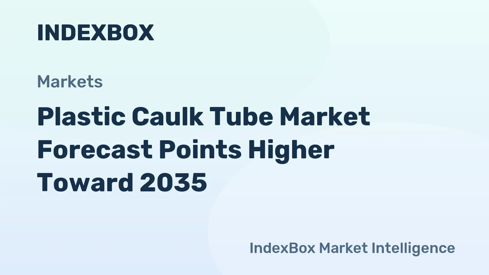 Plastic Caulk Tube Market Forecast Points Higher Toward 2035, Driven by Global Renovation Cycles and Professional-Grade Demand