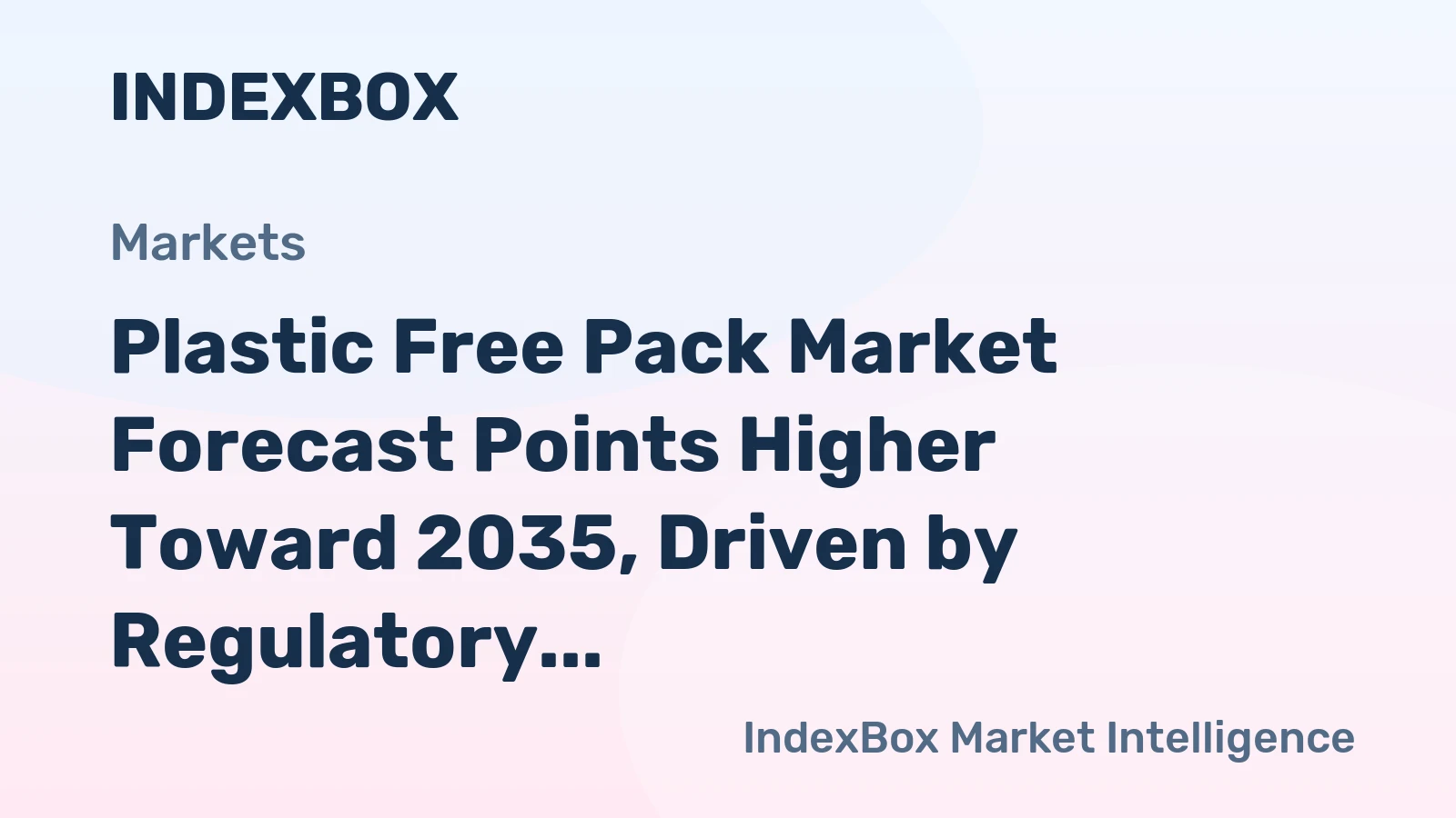 Plastic Free Pack Market Forecast Points Higher Toward 2035, Driven by Regulatory Push and Retailer Mandates