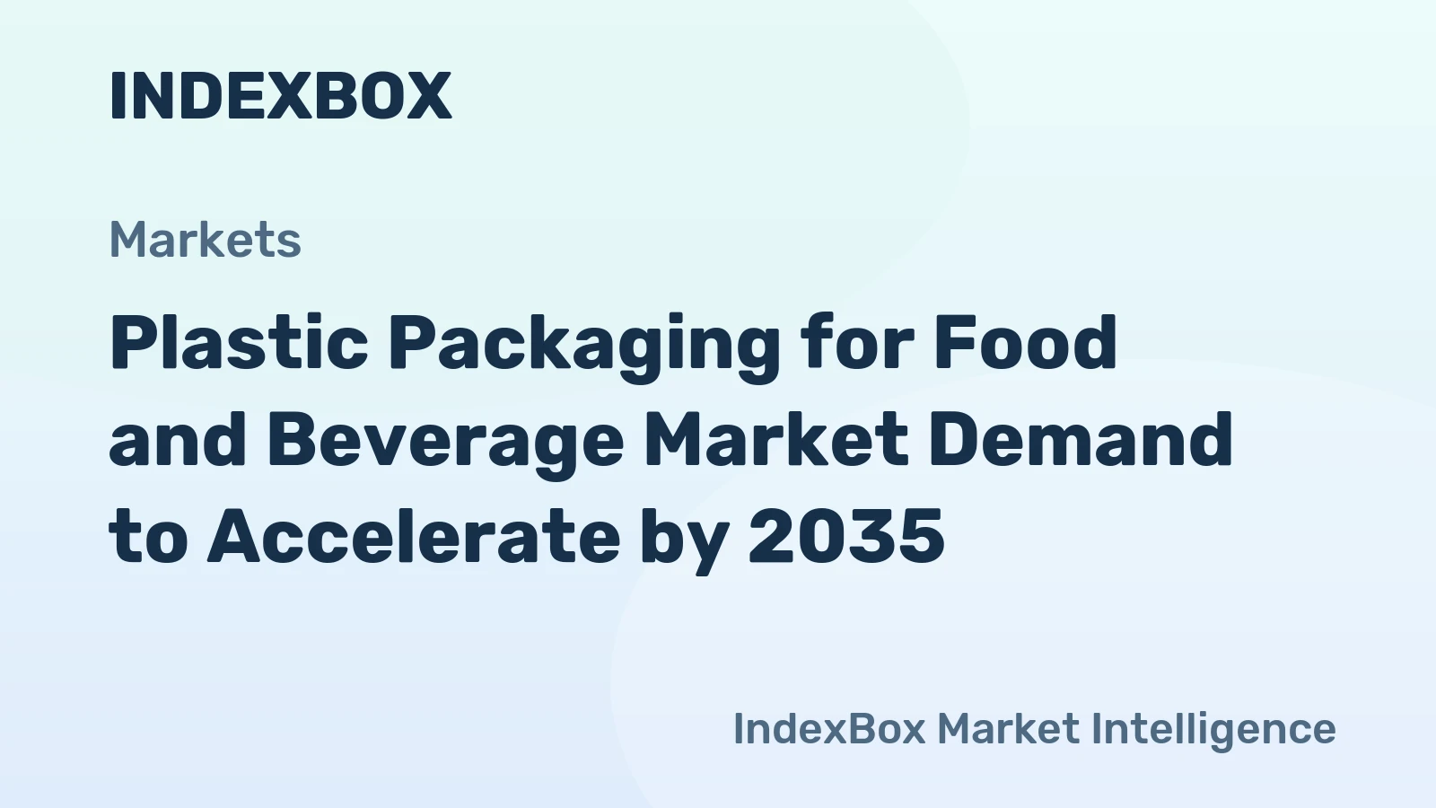 Plastic Packaging for Food and Beverage Market Demand to Accelerate by 2035, Supported by E-Commerce and Convenience Trends