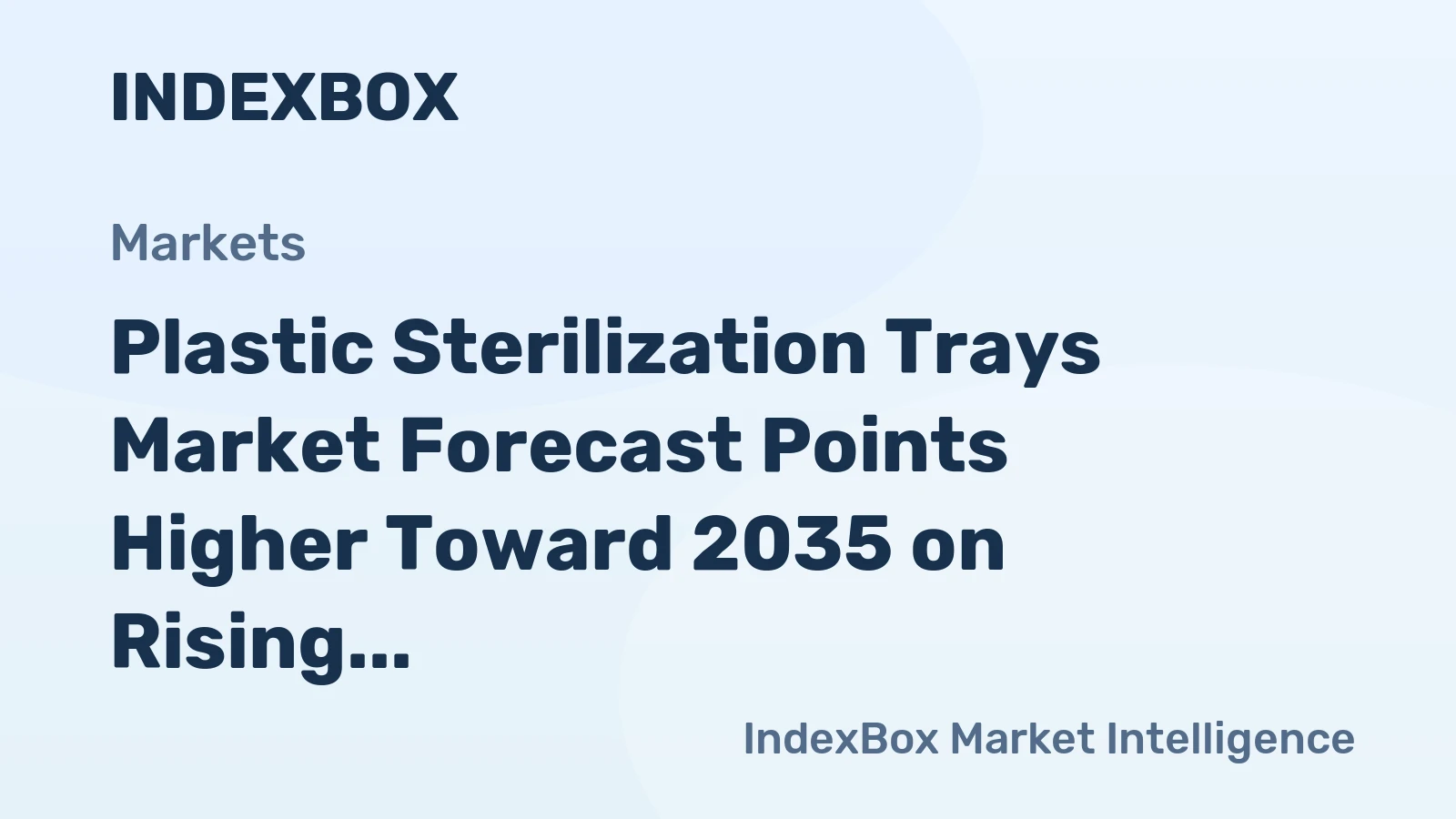 Plastic Sterilization Trays Market Forecast Points Higher Toward 2035 on Rising Surgical Volumes