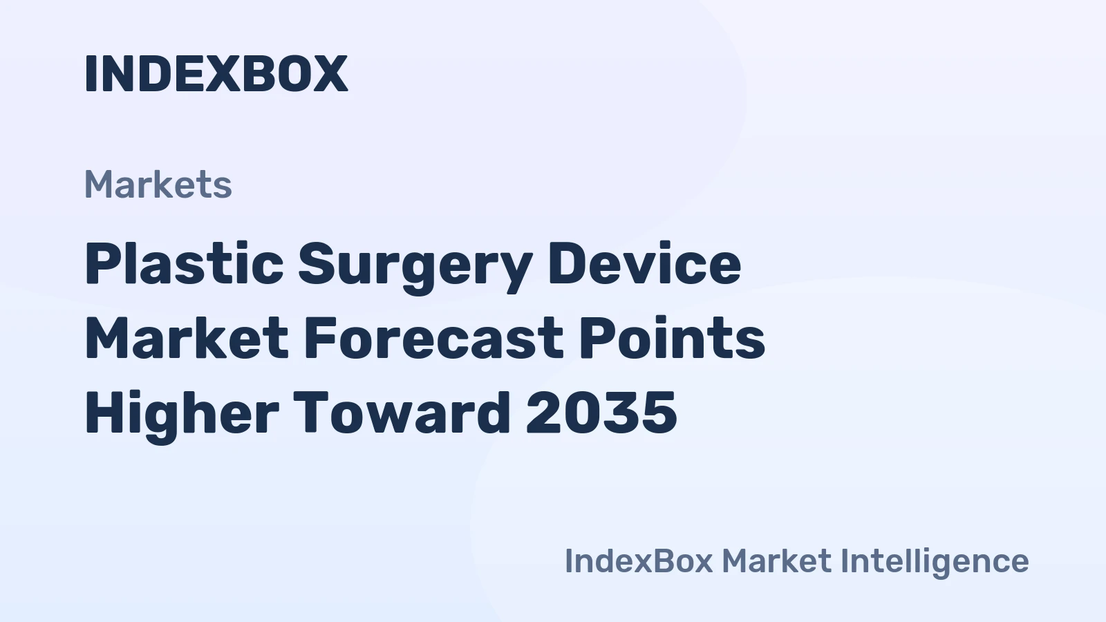 Plastic Surgery Device Market Forecast Points Higher Toward 2035, Driven by Aging Demographics and Minimally Invasive Innovation