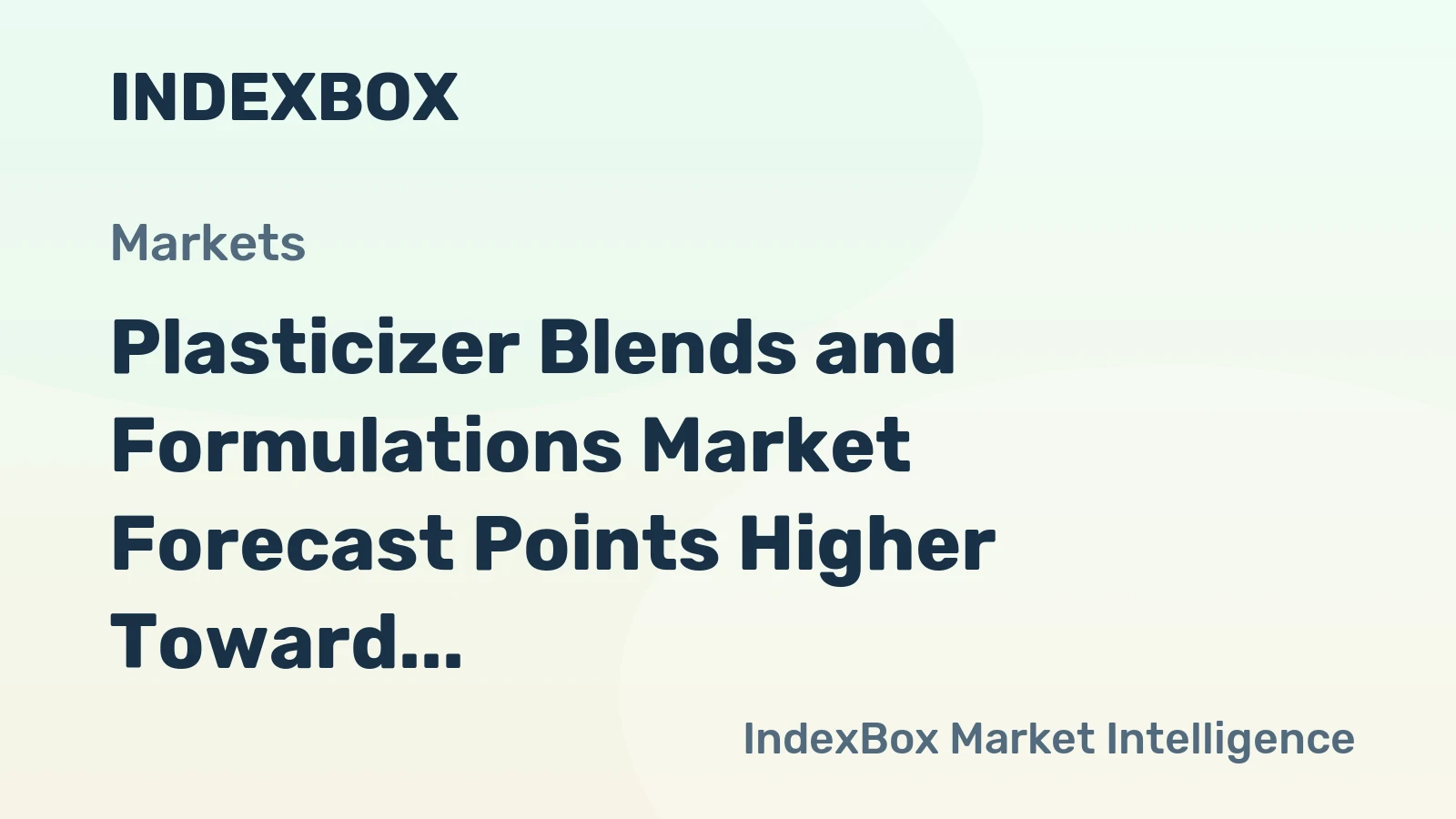 Plasticizer Blends and Formulations Market Forecast Points Higher Toward 2035, Driven by Electronics and Non-Phthalate Shift