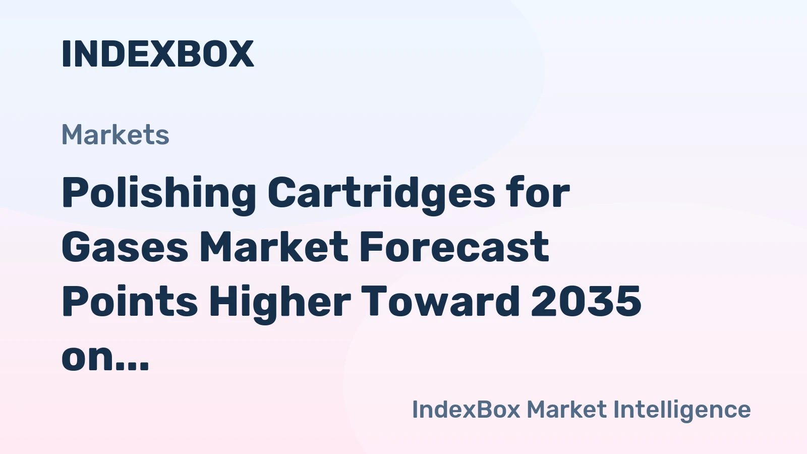 Polishing Cartridges for Gases Market Forecast Points Higher Toward 2035 on Biopharma Expansion