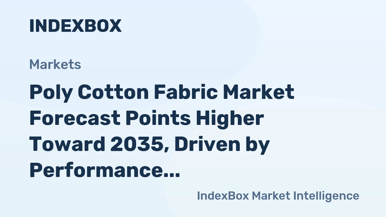 Poly Cotton Fabric Market Forecast Points Higher Toward 2035, Driven by Performance Apparel Demand