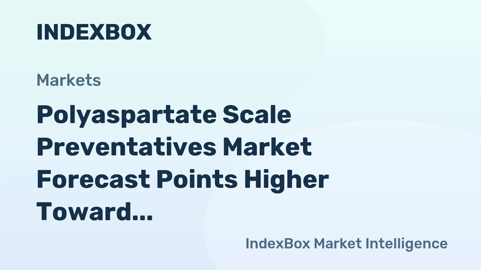Polyaspartate Scale Preventatives Market Forecast Points Higher Toward 2035 Amid Regulatory Phase-Out of Phosphonates