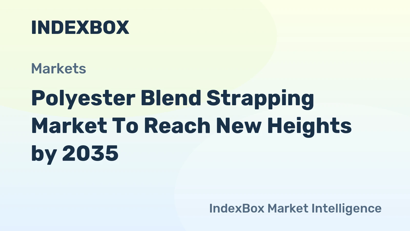 Polyester Blend Strapping Market to Reach New Heights by 2035, Driven by Logistics Expansion and Sustainability Mandates