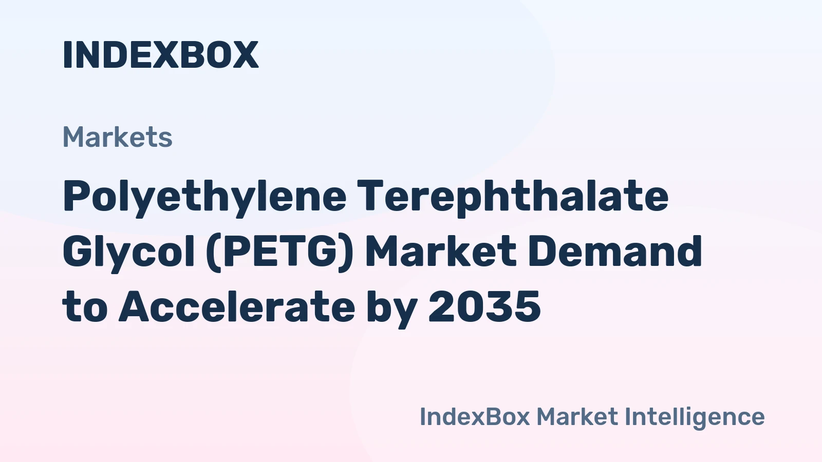 Polyethylene Terephthalate Glycol (PETG) Market Demand to Accelerate by 2035, Supported by Sustainable Packaging Mandates