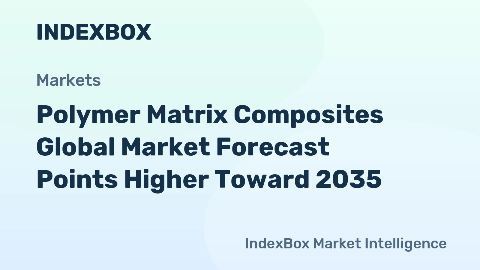 Polymer Matrix Composites Global Market Forecast Points Higher Toward 2035, Driven by Aerospace and Wind Energy Demand