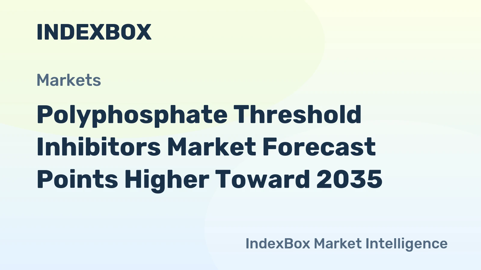 Polyphosphate Threshold Inhibitors Market Forecast Points Higher Toward 2035, Driven by Semiconductor Fab Expansion