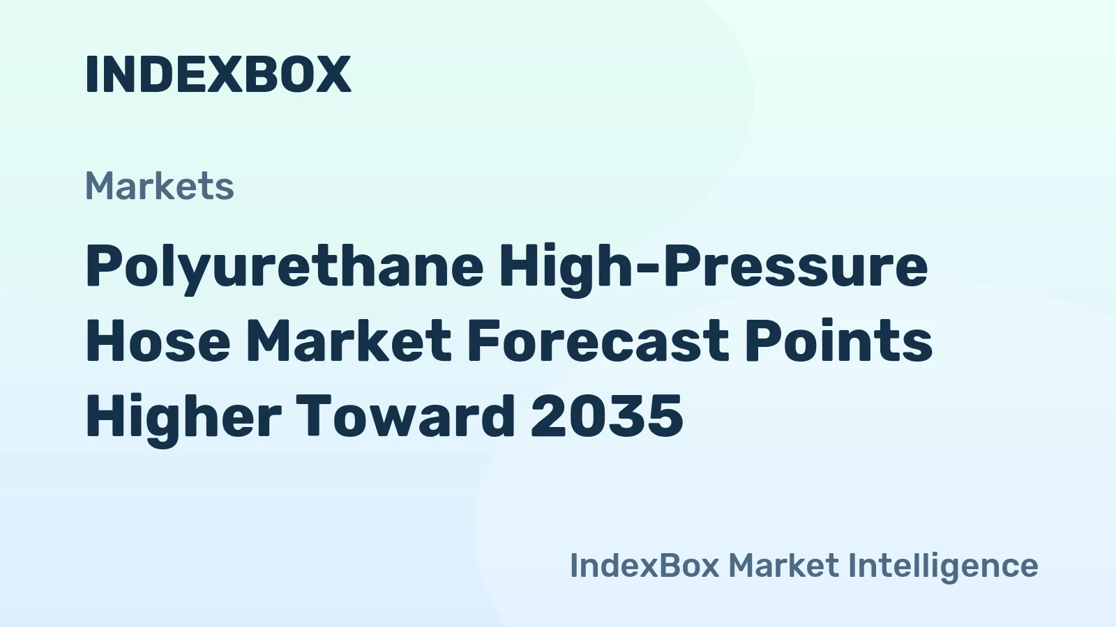 Polyurethane High-Pressure Hose Market Forecast Points Higher Toward 2035, Driven by Hydrogen Infrastructure and Semiconductor Demand
