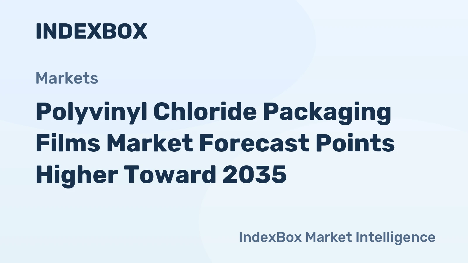 Polyvinyl Chloride Packaging Films Market Forecast Points Higher Toward 2035, Driven by FMCG Expansion in Emerging Economies