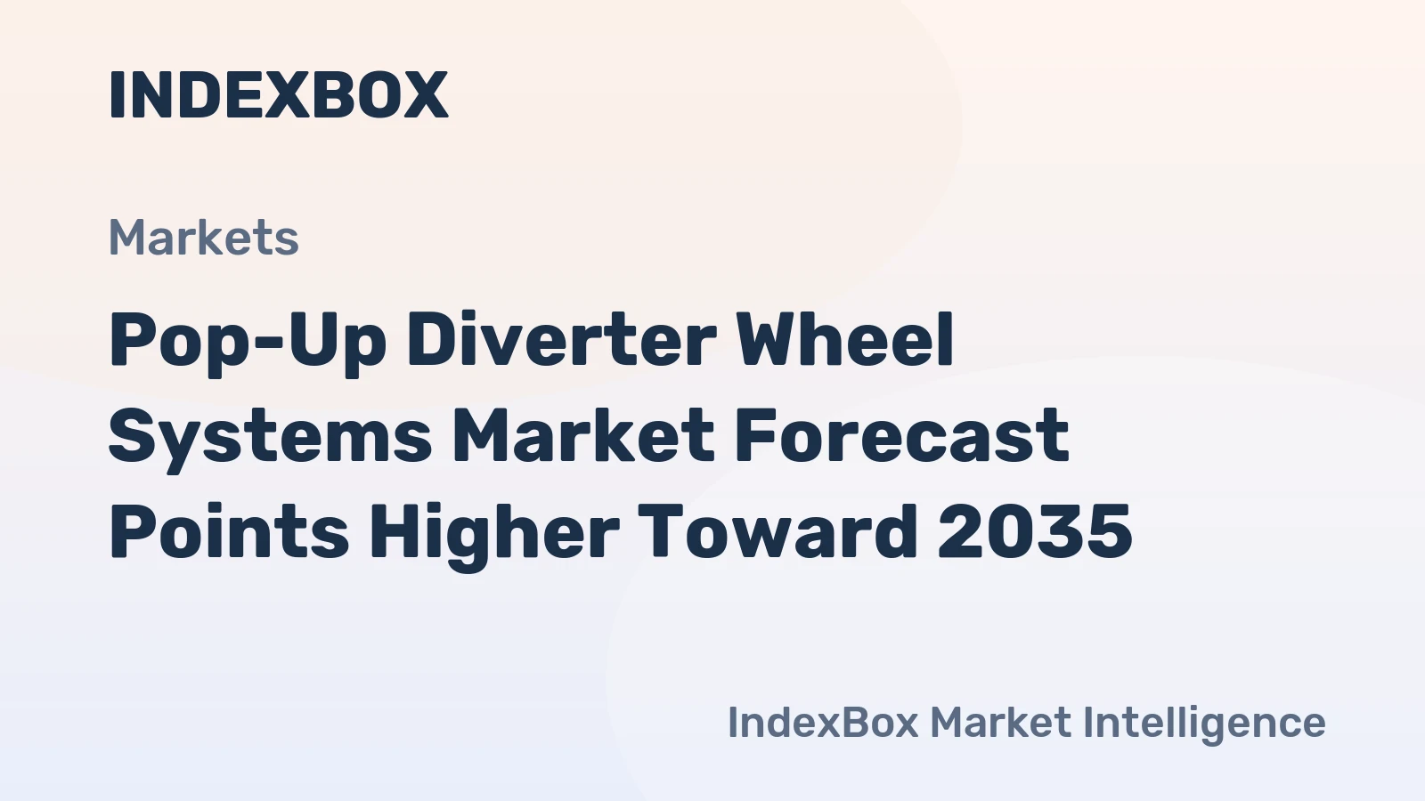 Pop-Up Diverter Wheel Systems Market Forecast Points Higher Toward 2035, Driven by E-Commerce and Warehouse Automation