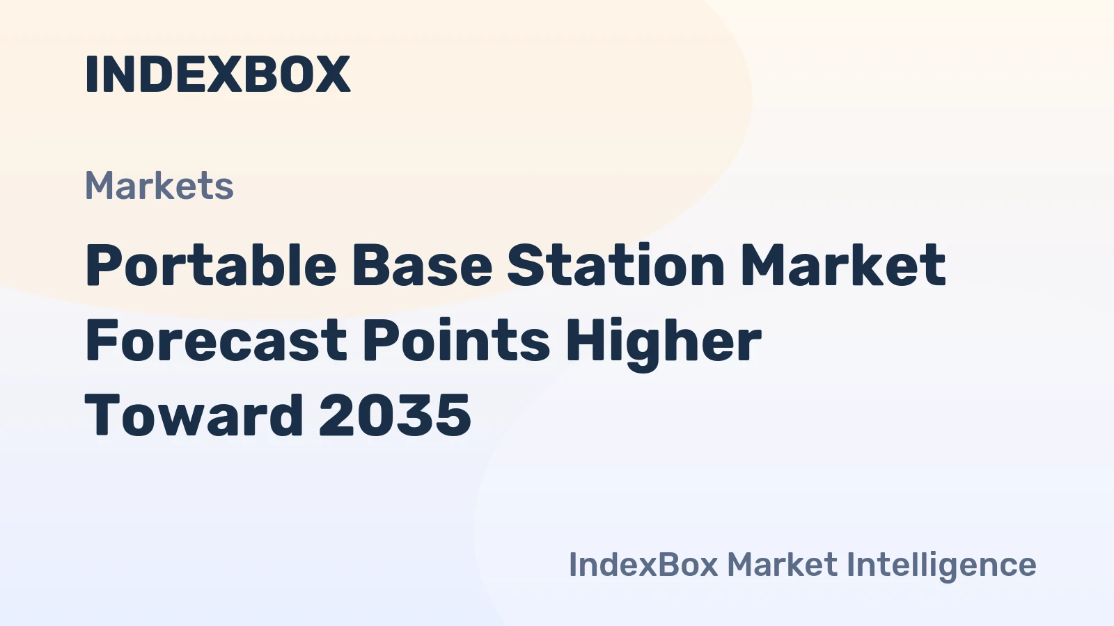 Portable Base Station Market Forecast Points Higher Toward 2035, Driven by Defense Modernization and Disaster Response Needs