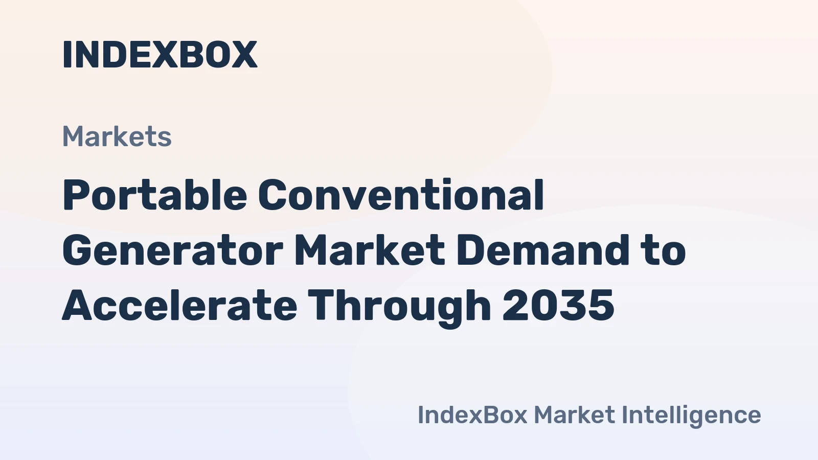 Portable Conventional Generator Market Demand to Accelerate Through 2035, Driven by Grid Instability and Outdoor Lifestyles