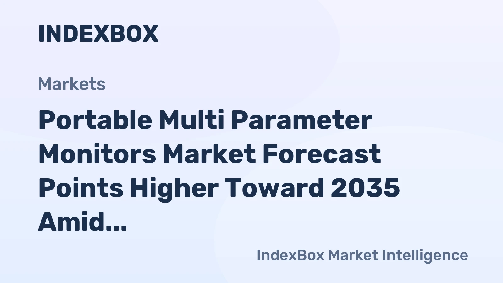 Portable Multi Parameter Monitors Market Forecast Points Higher Toward 2035 Amid Expanding Home Healthcare Adoption