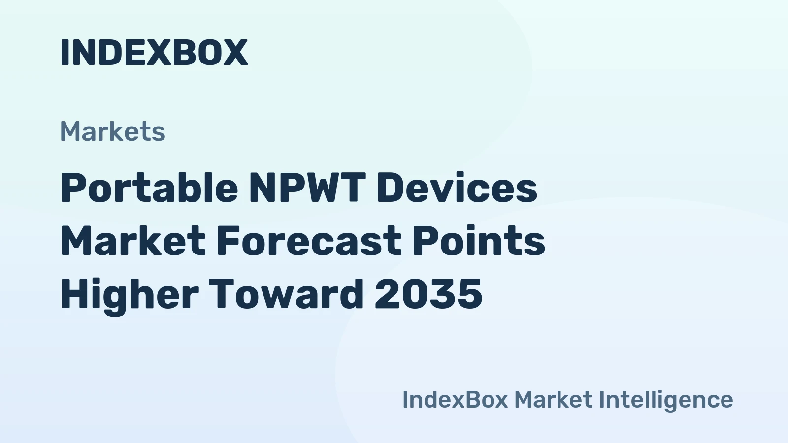 Portable NPWT Devices Market Forecast Points Higher Toward 2035, Driven by Home Care Expansion and Chronic Wound Prevalence