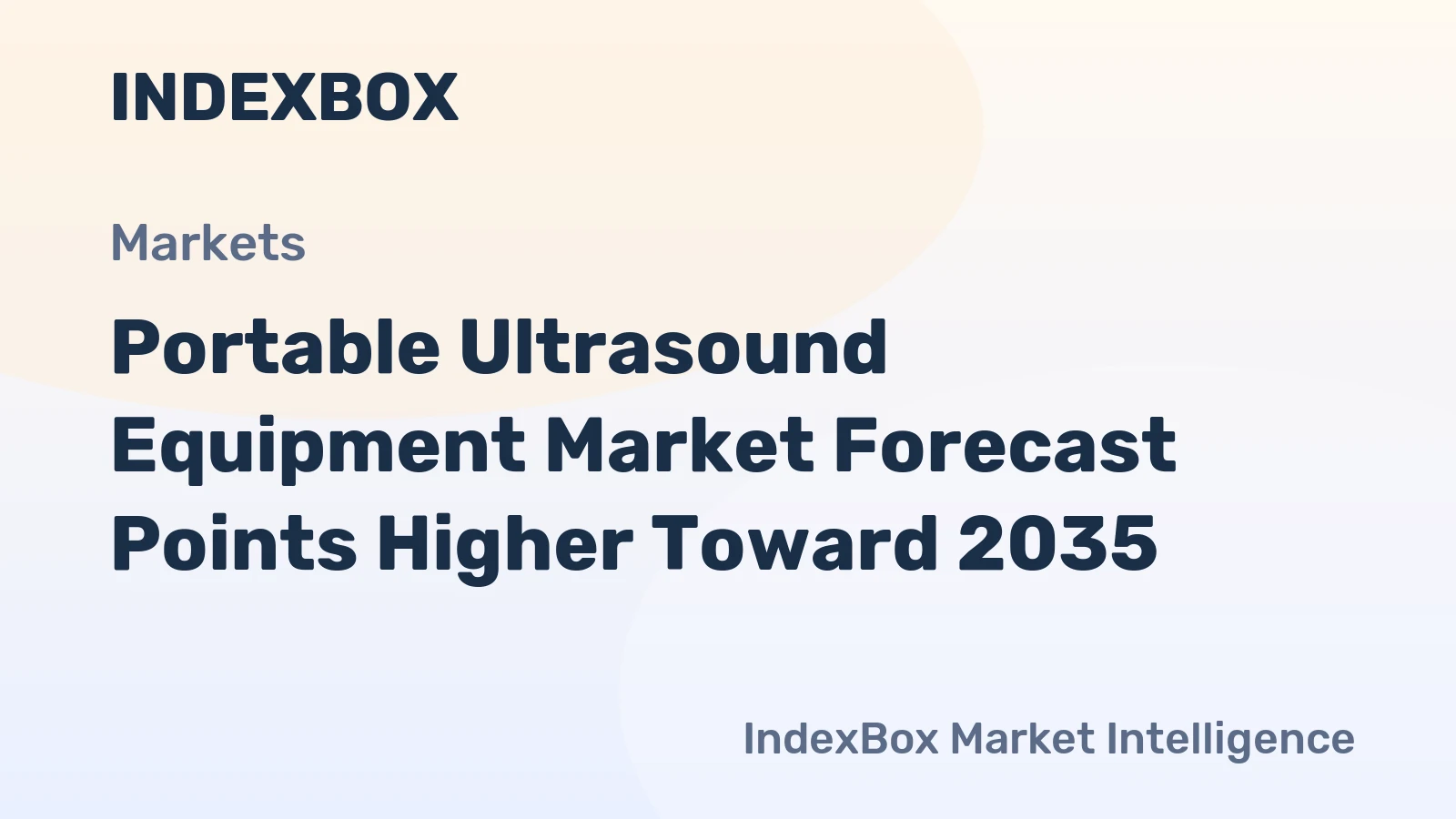 Portable Ultrasound Equipment Market Forecast Points Higher Toward 2035, Driven by Point-of-Care Expansion and AI Integration