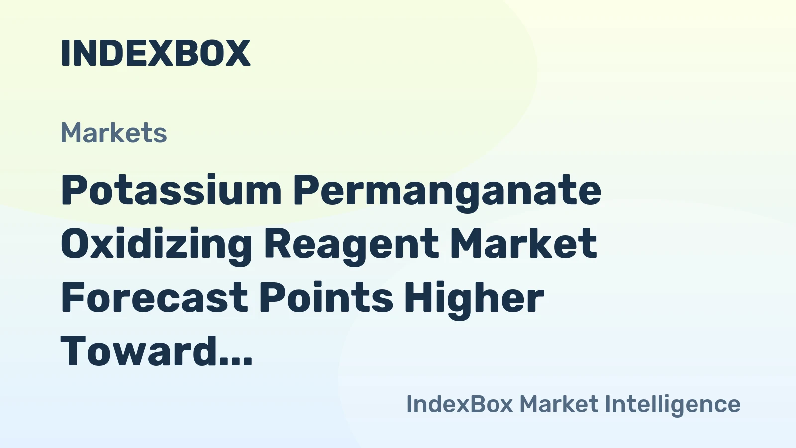 Potassium Permanganate Oxidizing Reagent Market Forecast Points Higher Toward 2035 on Electronics Manufacturing Expansion